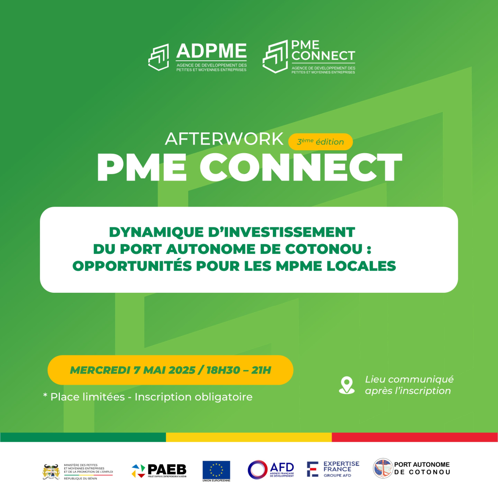 Inscriptions PME Connect – adpme Bénin
